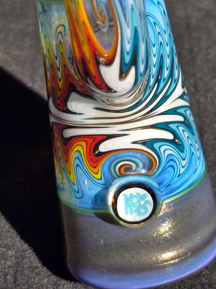 Keys Glass 14mm Bubbler | Shop Keys Glass on GlassPass