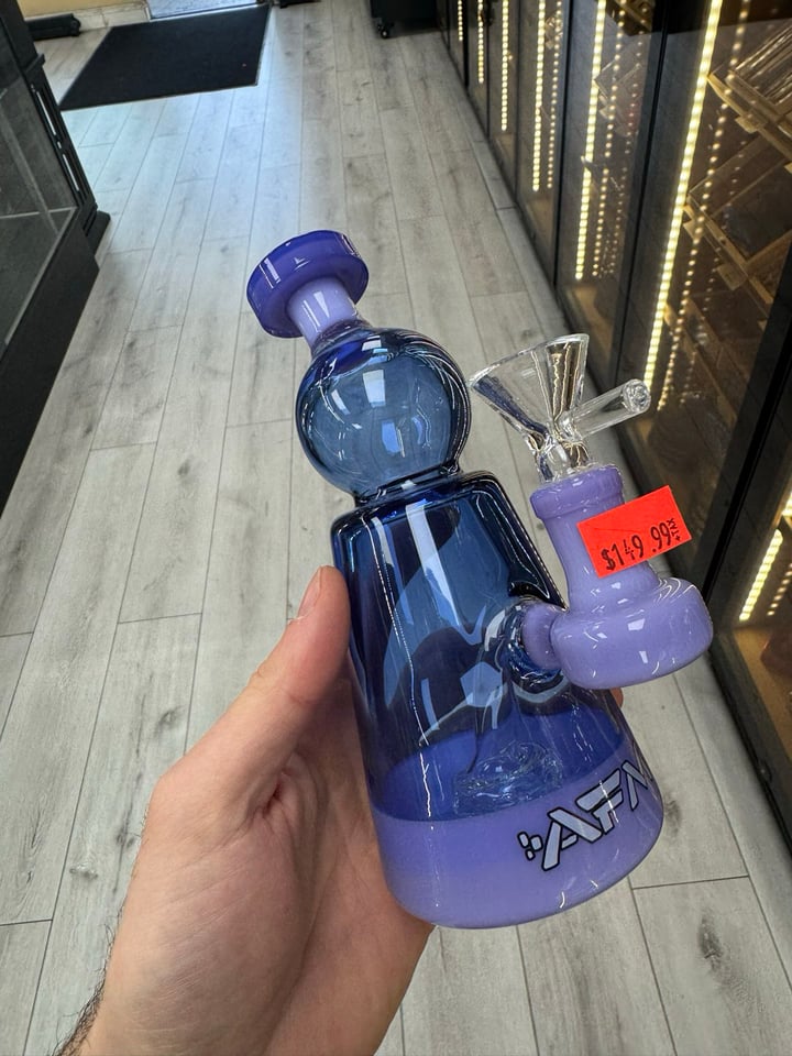 Alien flower monkey rig blue... | Shop Dab Rigs on GlassPass