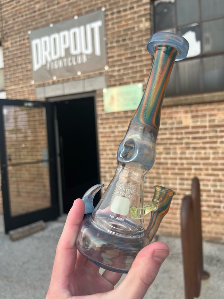 Sno glass donut flask blooper | Shop Sno Glass on GlassPass