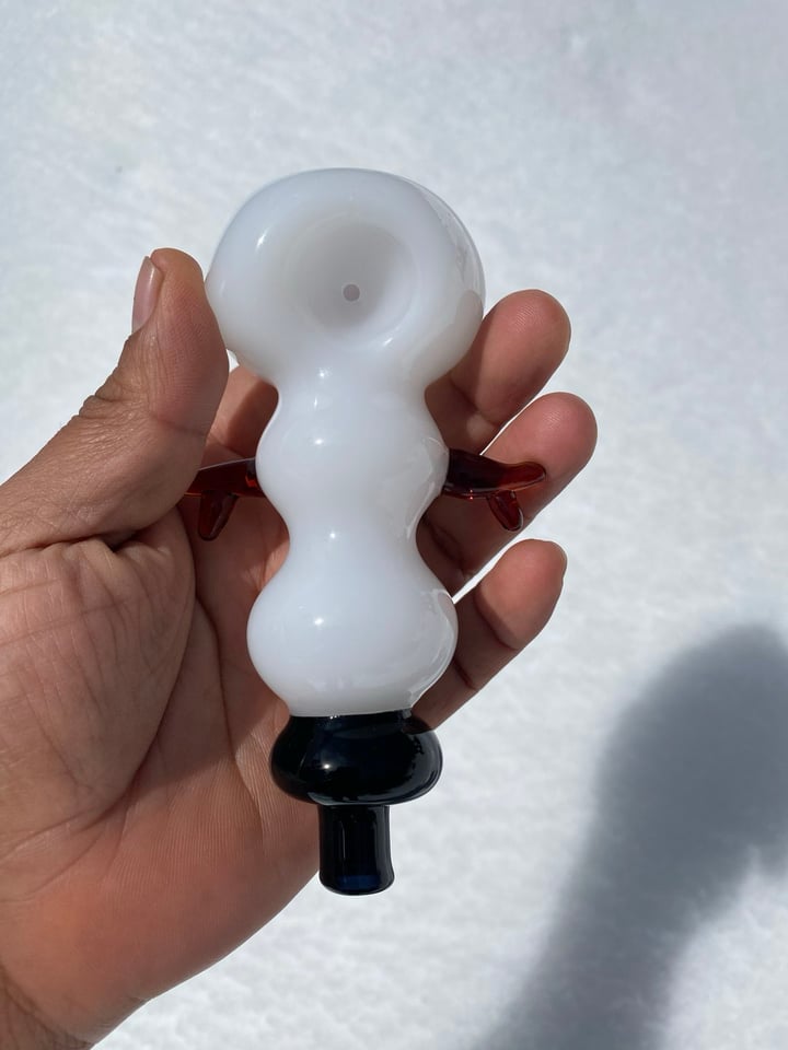 Snowman Glass Pipe (Christm... | Shop Dry Pipes on GlassPass