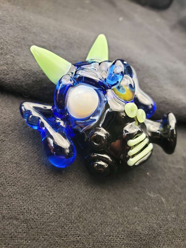 Gas mask demon | Shop Glass Dimensionz on GlassPass