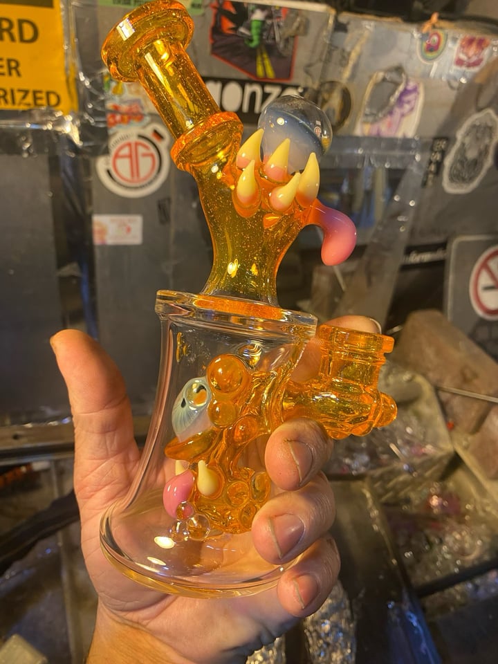 Terps bottle monster | Shop LaCorte Lampworking on GlassPass