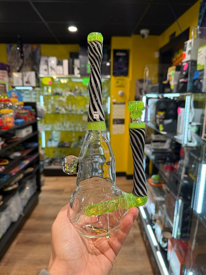 10.5” Zebra Swirl, UV accents... | Shop Mustard on GlassPass