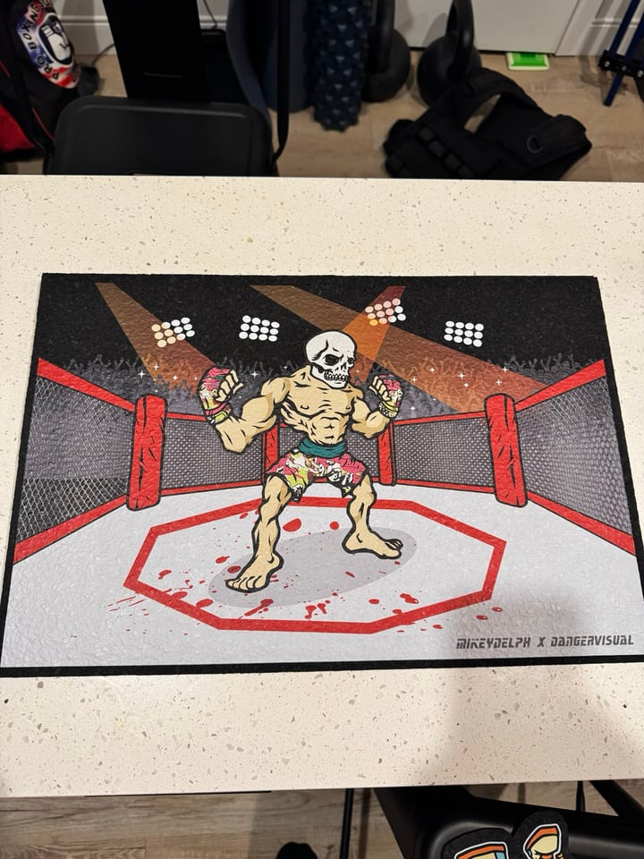 Man in the arena moodmat | Shop Mats on GlassPass