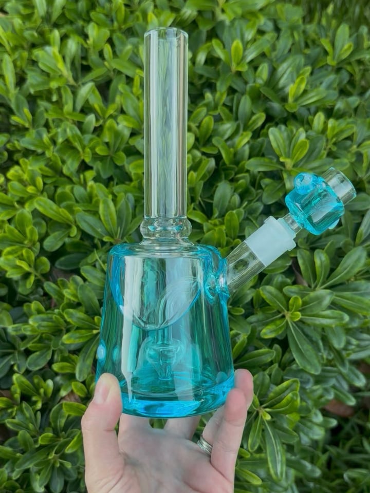 Blue Glycerin Glass Dab Rig | Shop Dab Rigs on GlassPass
