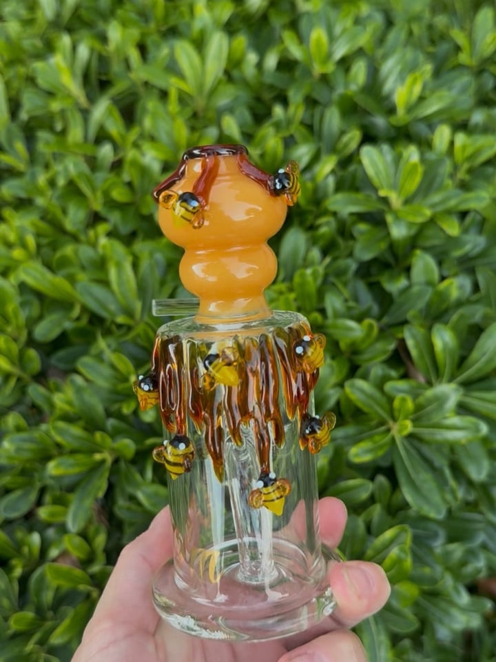 Beehive Honey Drip Glass Dab... | Shop Dab Rigs on GlassPass
