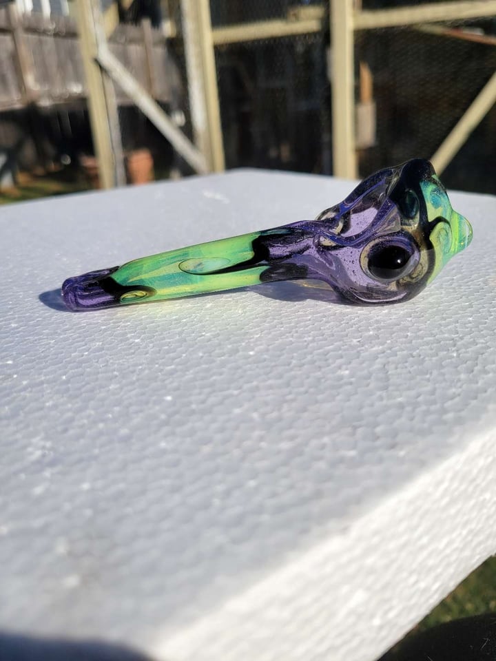 Wave spoon purple lollipop and... | Shop Spoons on GlassPass