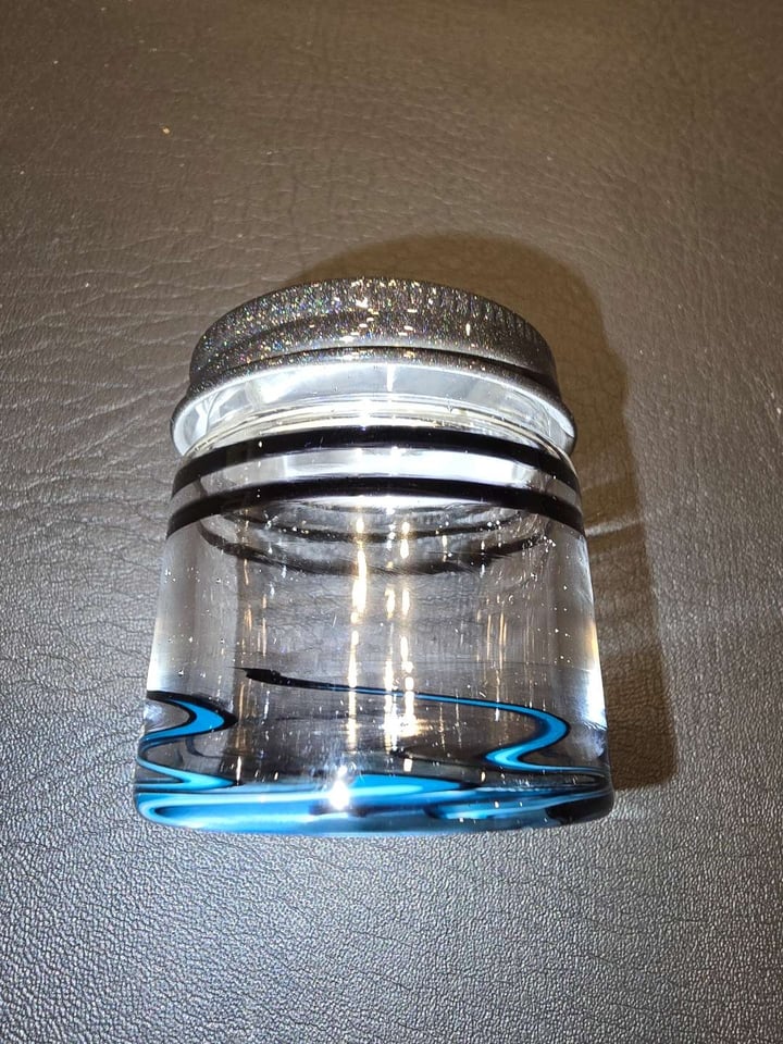 Blueberry Baller jar UV pink Heady | Shop Jars on GlassPass