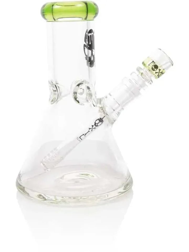 TOXIC 8" Beaker 9mm (Green) | Shop Beakers on GlassPass