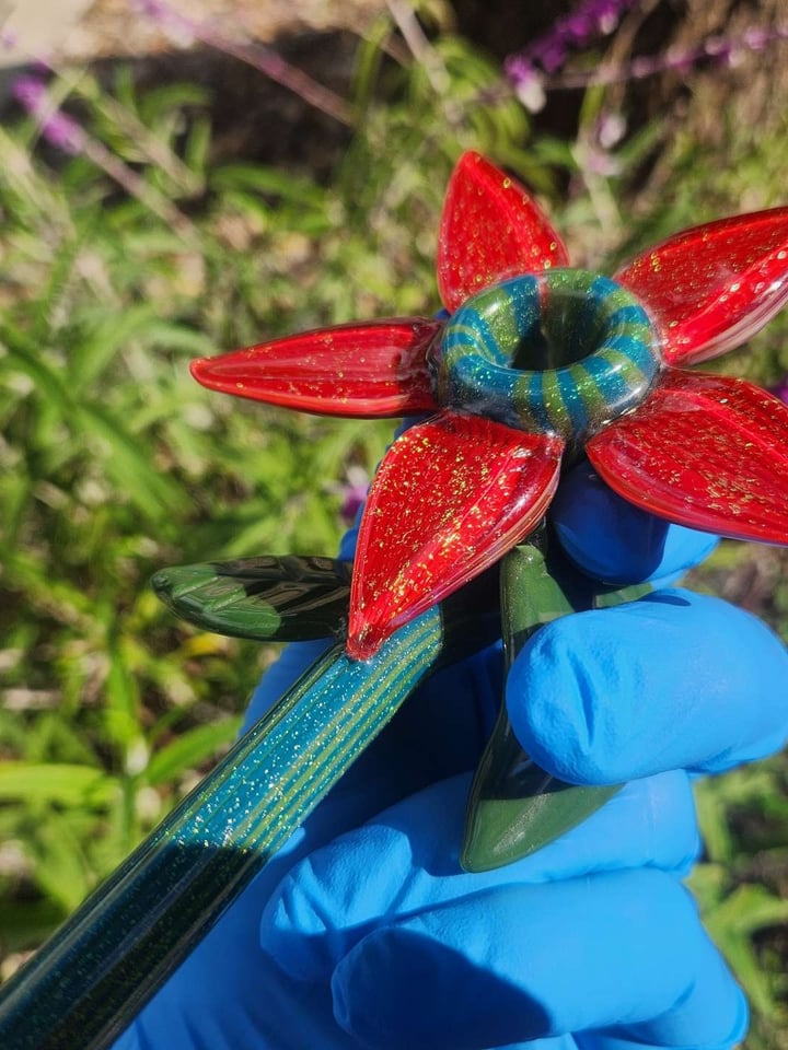 Darby Holms Dichroic Flowe... | Shop Darby Holm on GlassPass