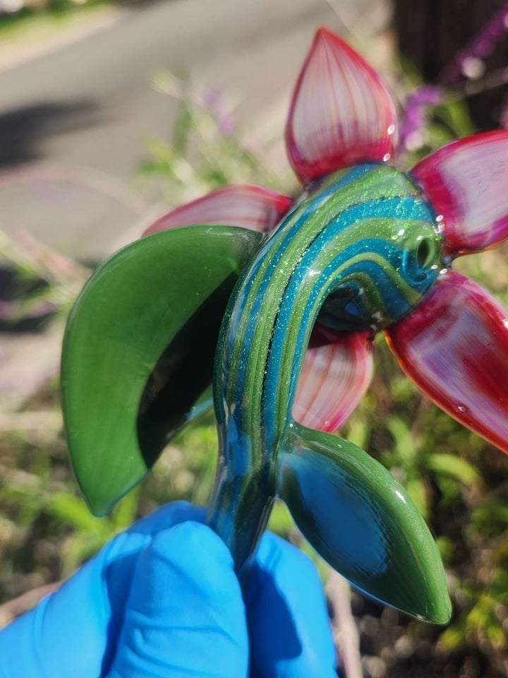 Darby Holms Dichroic Flowe... | Shop Darby Holm on GlassPass