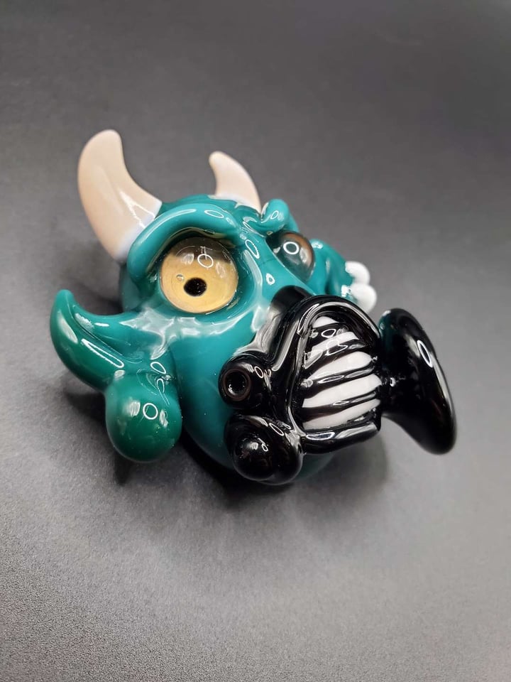 Gas mask demon | Shop Glass Dimensionz on GlassPass