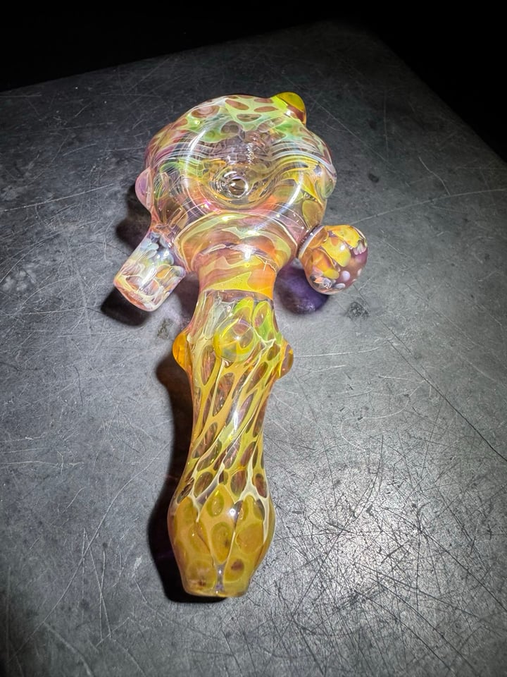 heady silver/gold fumed spoon | Shop Spoons on GlassPass