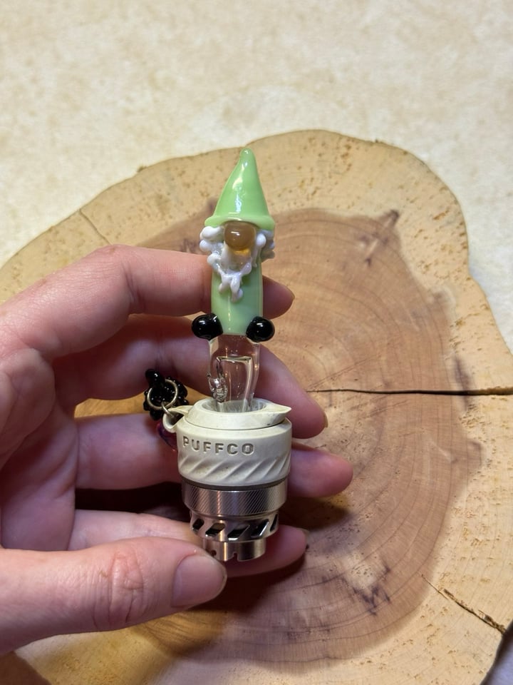 Green gnome joystick -... | Shop Saramac glass on GlassPass