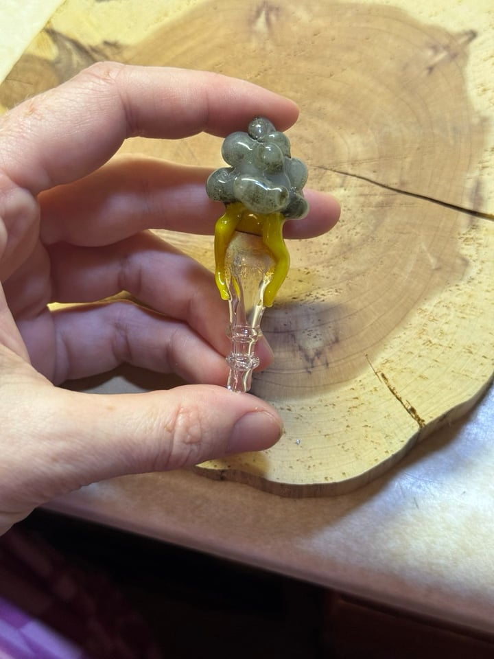 Storm cloud with 2 thun... | Shop Saramac glass on GlassPass