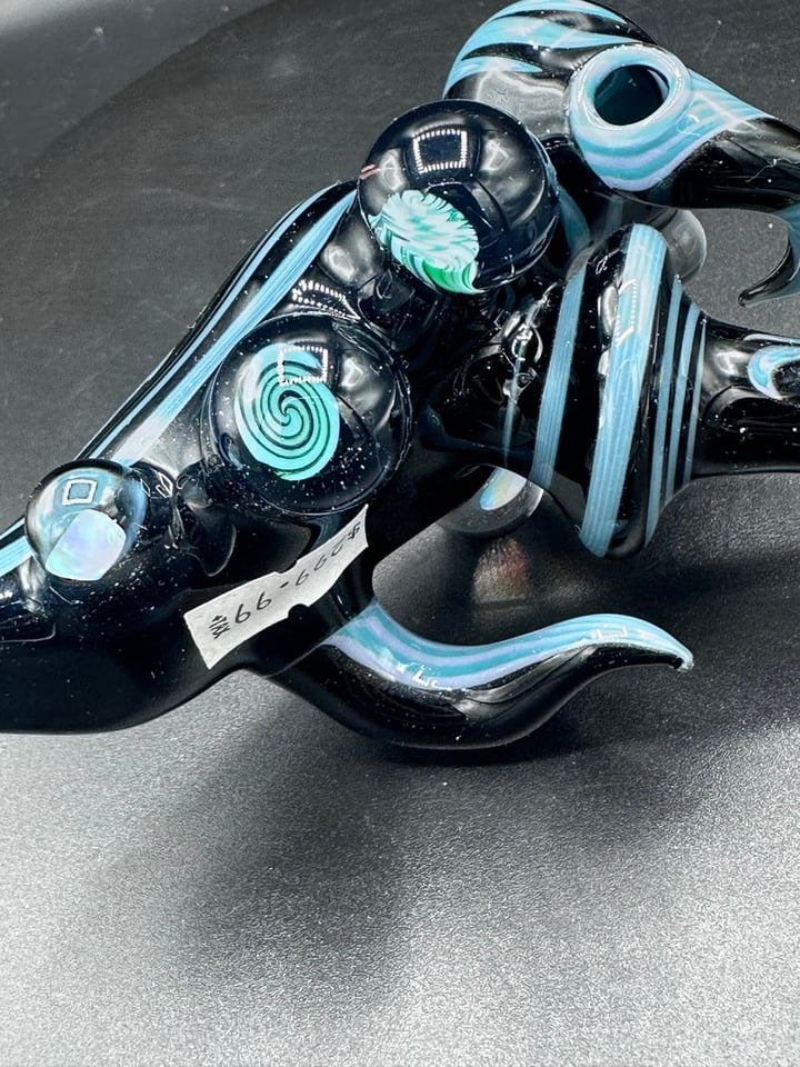 Blue Black Wig Wag Hammer | Shop Hammer Pipes on GlassPass