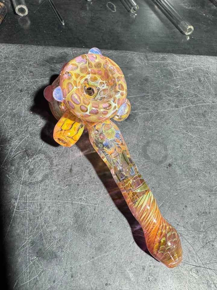 hammer gold/silver fume | Shop Hammer Pipes on GlassPass