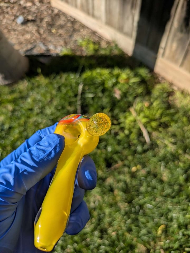 Ghost canary spoon with worked... | Shop Spoons on GlassPass