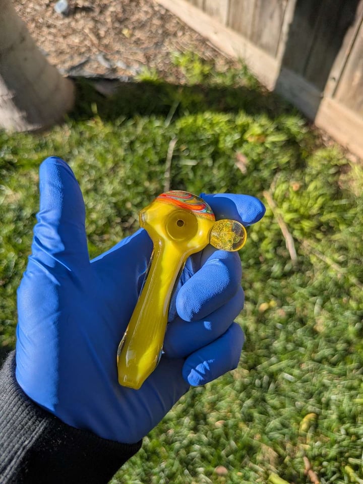 Ghost canary spoon with worked... | Shop Spoons on GlassPass