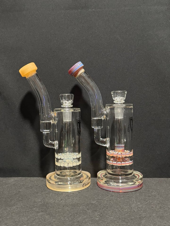 Custom creations double ratchet | Shop Dab Rigs on GlassPass