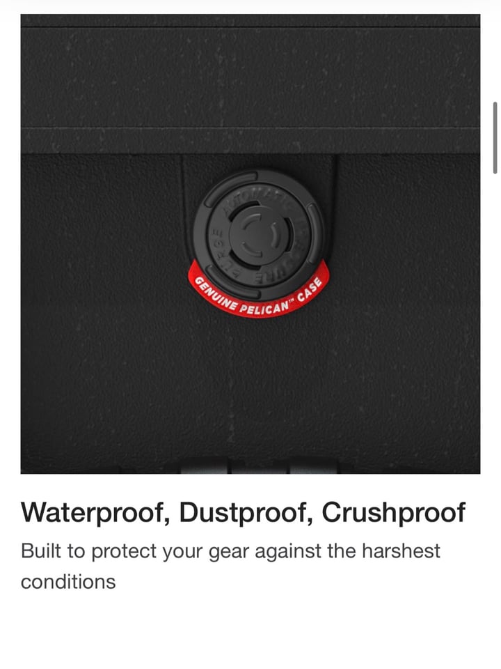 Pelican 1400 Orange/Black | Shop Pelican on GlassPass