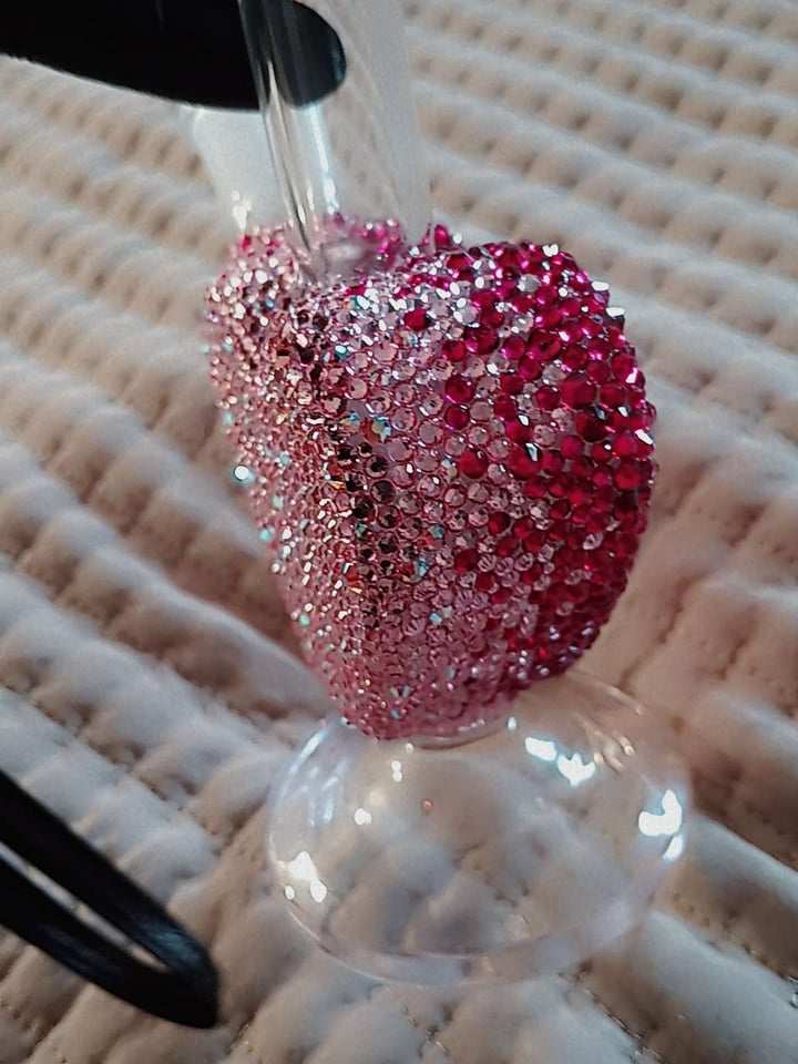 Heart shaped water bong blinged... | Shop Bongs on GlassPass