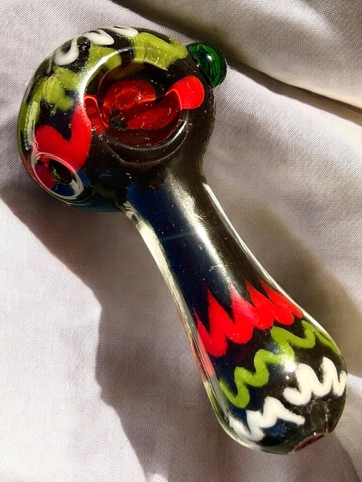 Wig Wag Dichroic Spoon Pipe wi... | Shop Spoons on GlassPass