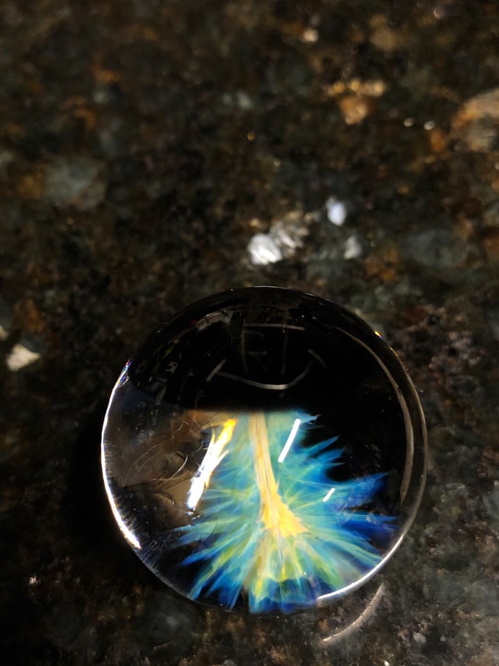 Spikey honey comb marble | Shop Marbles on GlassPass