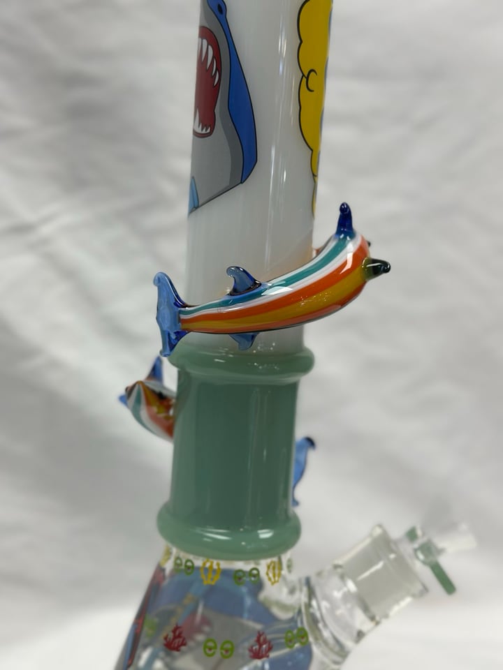 CHEECH - SHARKNADO BEAKER 14M | Shop Cheech on GlassPass