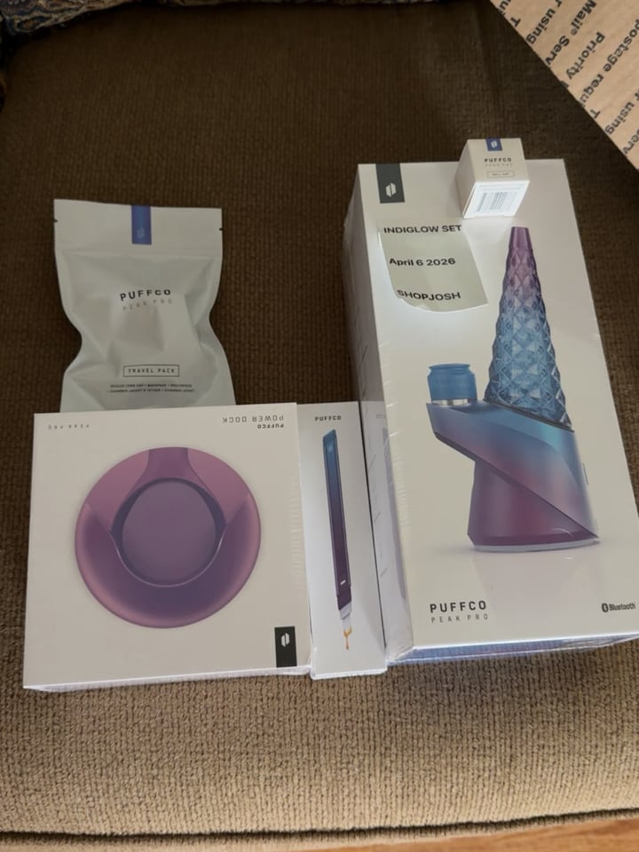 Sealed Puffco Peak Pro Indiglo... | Shop Puffco on GlassPass