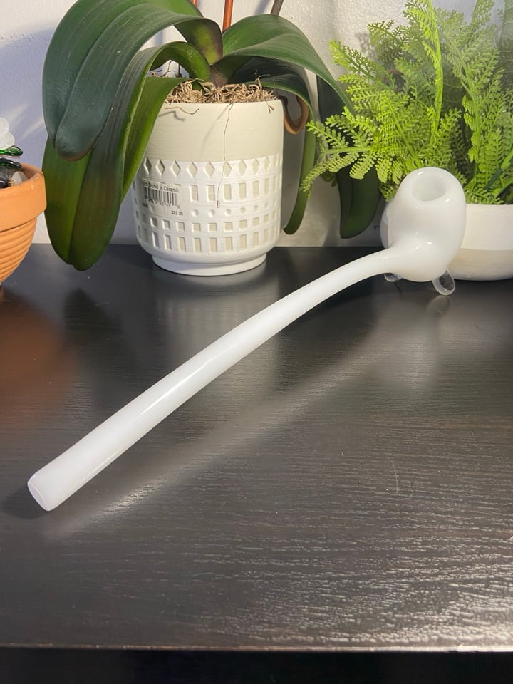 White Gandalf Glass Pipe | Shop Sherlocks on GlassPass