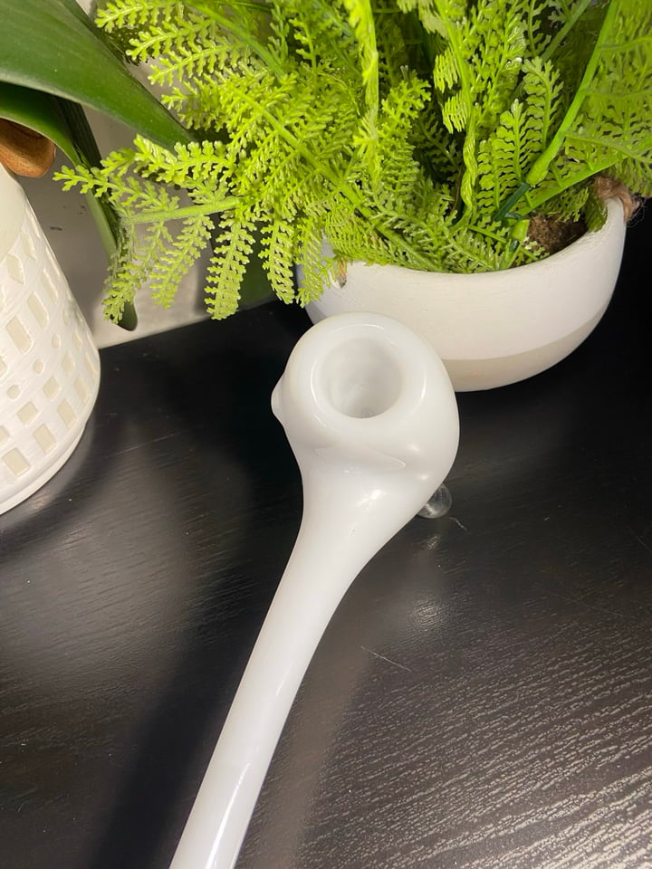White Gandalf Glass Pipe | Shop Sherlocks on GlassPass