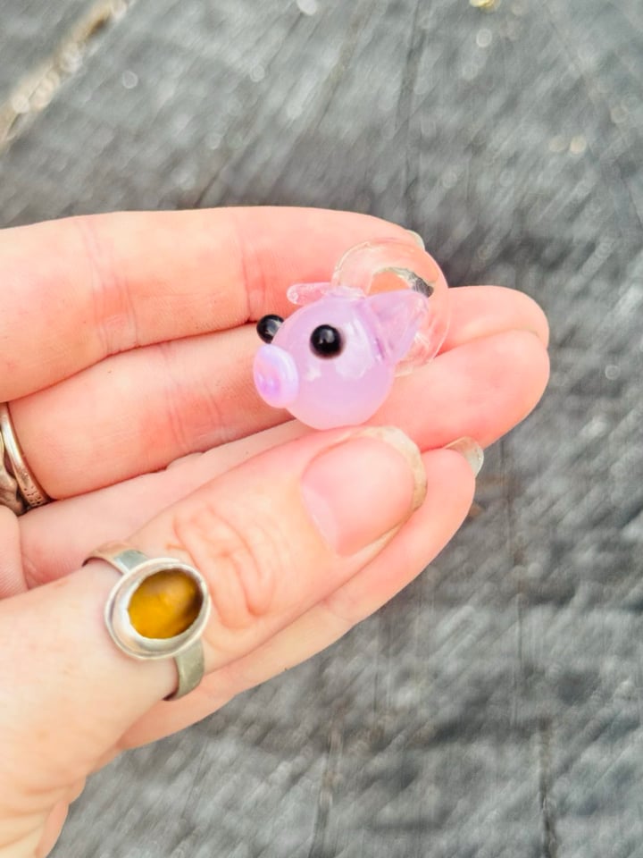 Pig head pendant | Shop Saramac glass on GlassPass