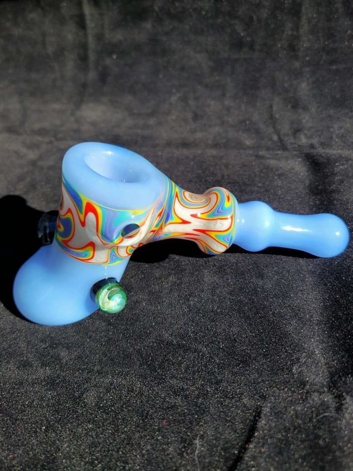Blue Rainbow Hammer | Shop BMH Glass on GlassPass