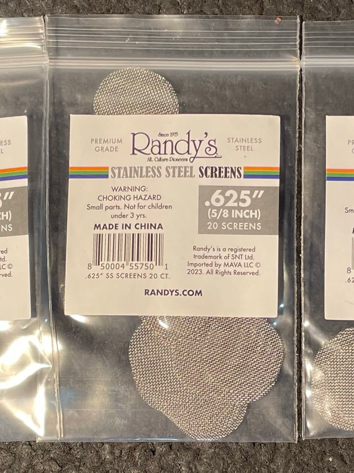 60ct Randy’s Screens | Shop Smoking Accessories on GlassPass