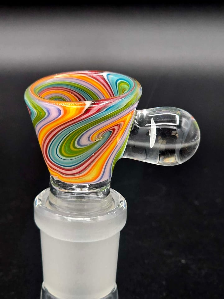 18mm Funnel Slide | Shop Spotted Rhino Glass on GlassPass