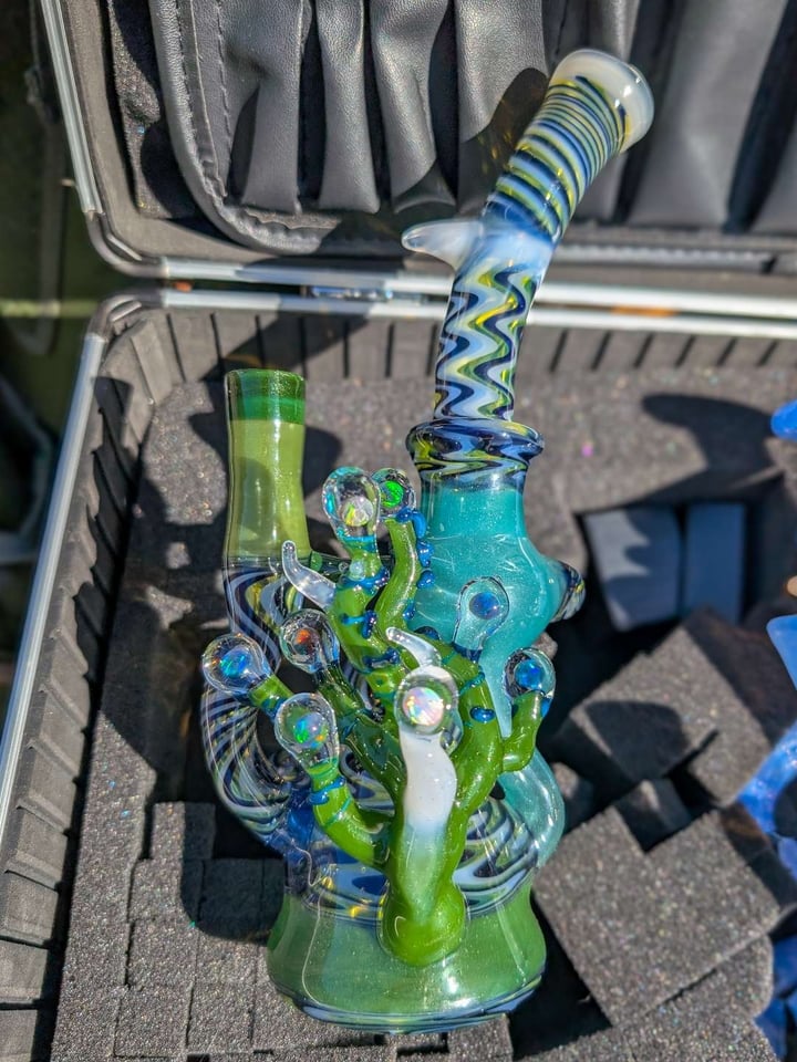 Steve McClanahan 8 opals | Shop Heady Rigs on GlassPass