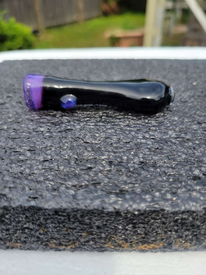Jet black and star... | Shop Freeways Glass Art on GlassPass