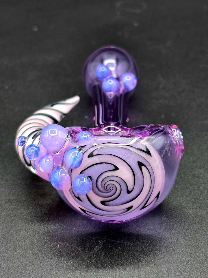 Purple X Pink Wig... | Shop Spotted Rhino Glass on GlassPass