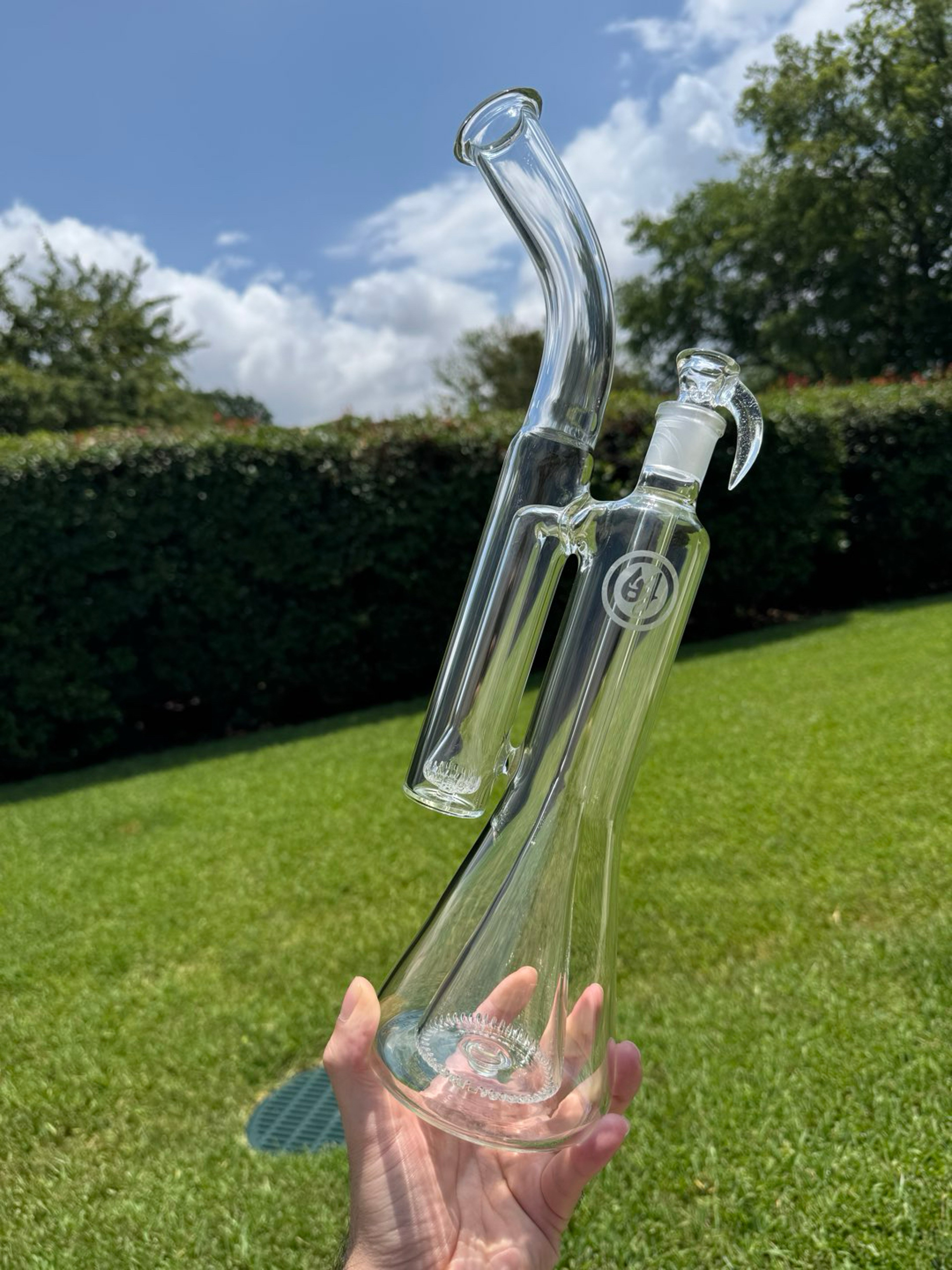 Oj Flame King Collins Bubbler | Shop OJ Flame on GlassPass