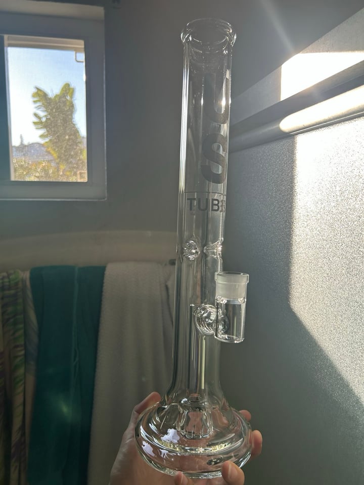 US TUBES hollow foot slit perc | Shop US Tubes on GlassPass