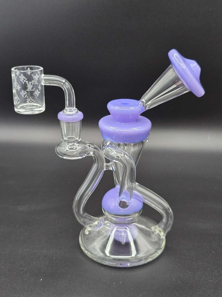 Purple Double Uptake Recycler | Shop Recyclers on GlassPass