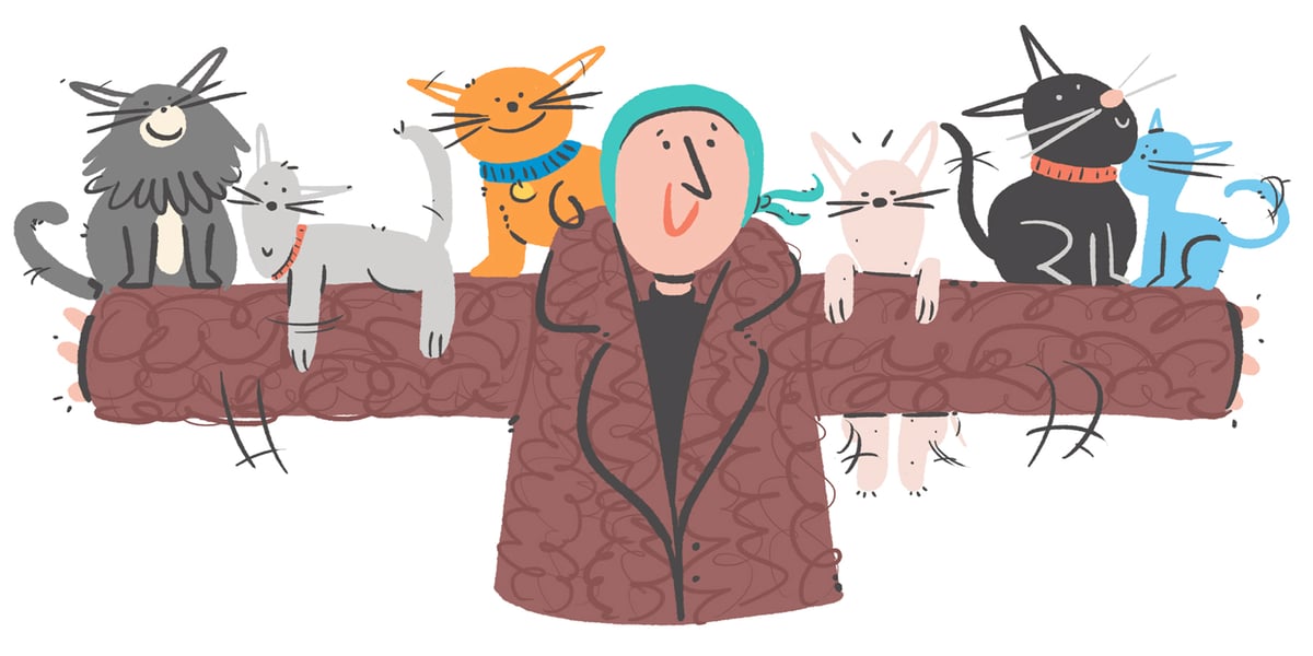 Waggel Blog - Reclaiming The Crazy Cat Lady Trope