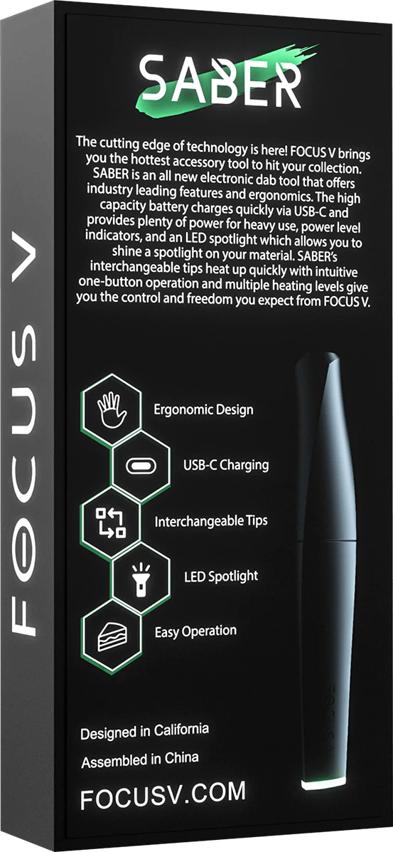 Focus V Saber (Hot Knife) • A Modern Tool For The Modern Dabber
