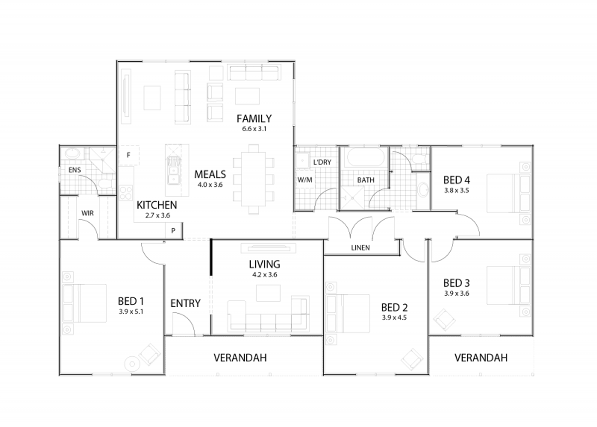 Silky by Rivergum Homes - 4 beds, 2 baths, 0 cars, 19.66 square new ...