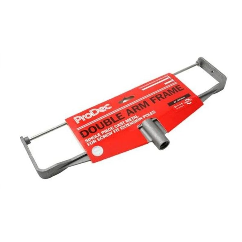 12" Cast Aluminium Double Arm Roller Frame | Screw Fit