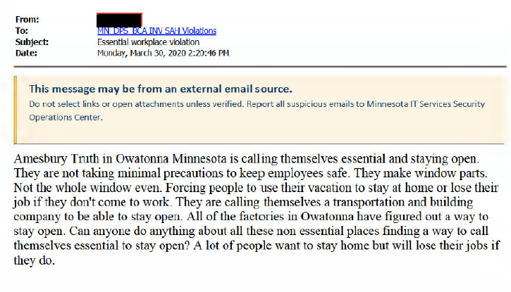 EXCLUSIVE — Minnesota’s COVID Snitch Line Exposed: Hundreds Turned in ...