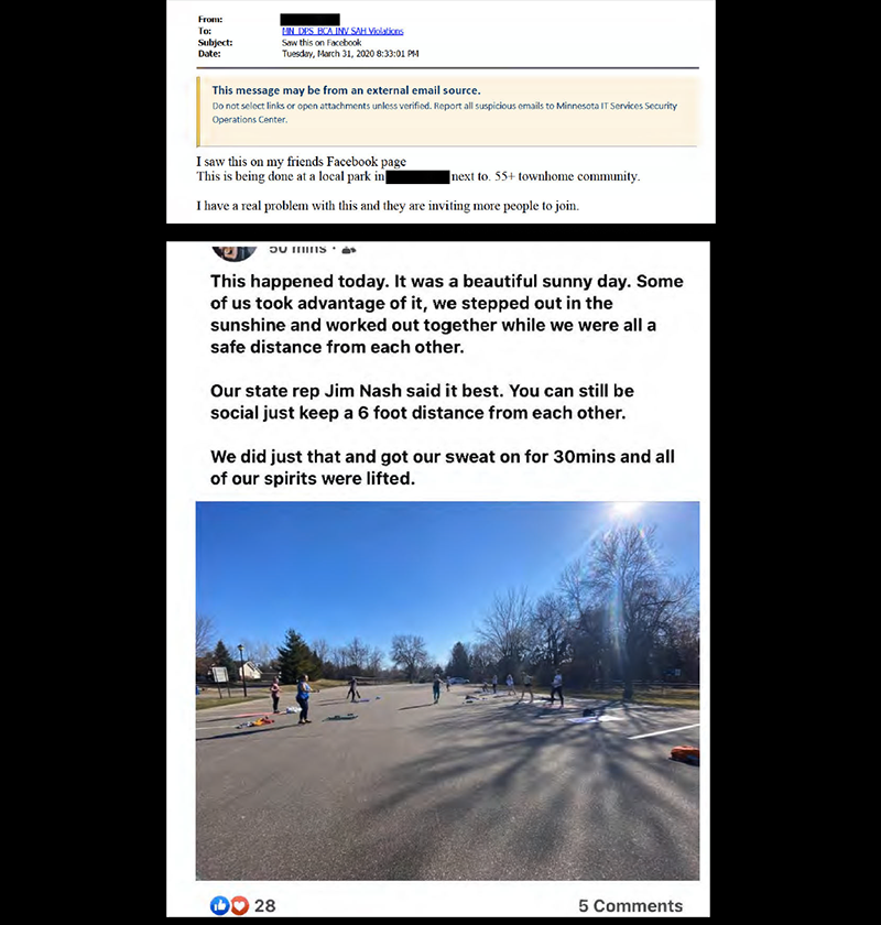 Minnesota’s COVID-19 Snitch Line Reveals Hundreds Reported Neighbors ...