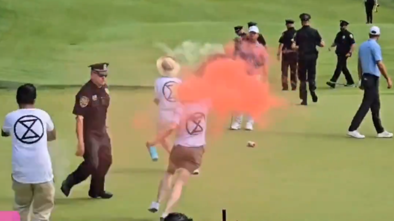 Climate Freaks Disrupt PGA Tour & Crowd Chants “USA! USA! USA!”