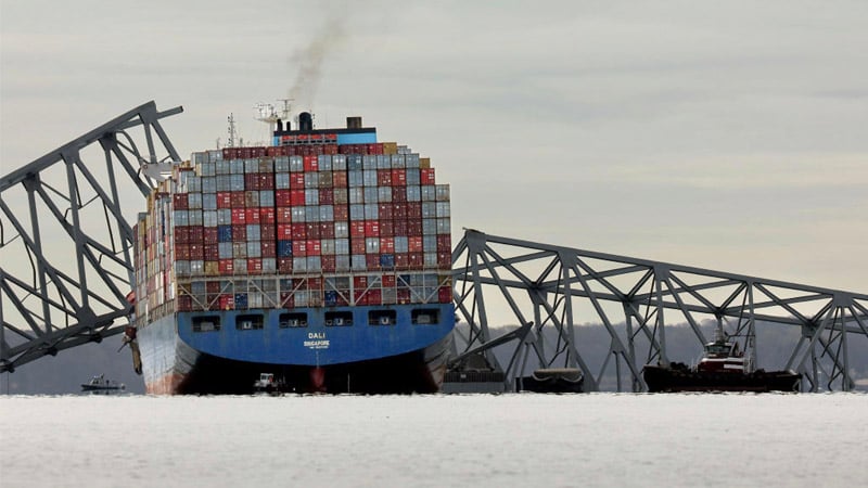 Baltimore Bridge Collapse: Container Ship ‘Potentially Atop High ...